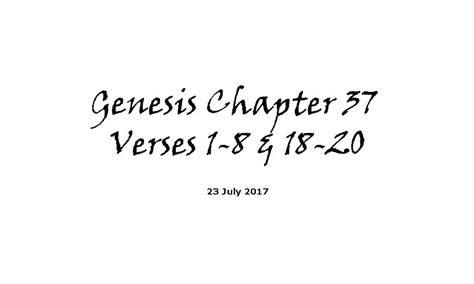Image result for Genesis Chapter 37