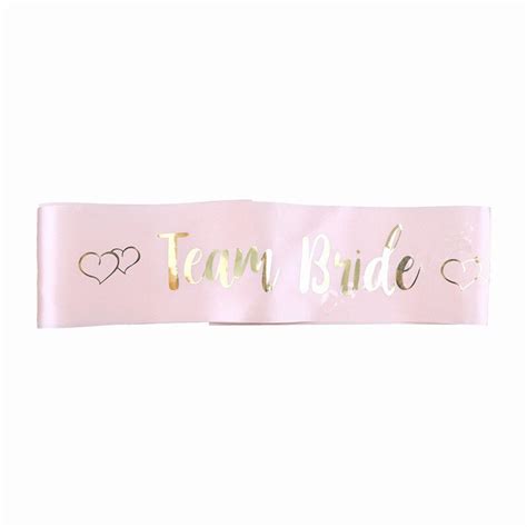 Image result for Team Bride Pink Sash Party