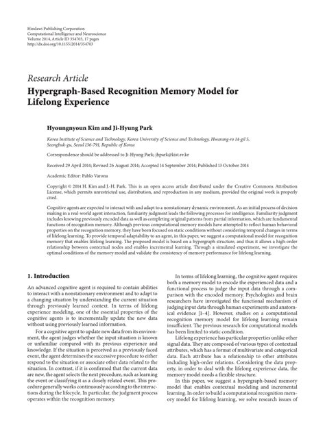 Image result for Hypergraph Memory