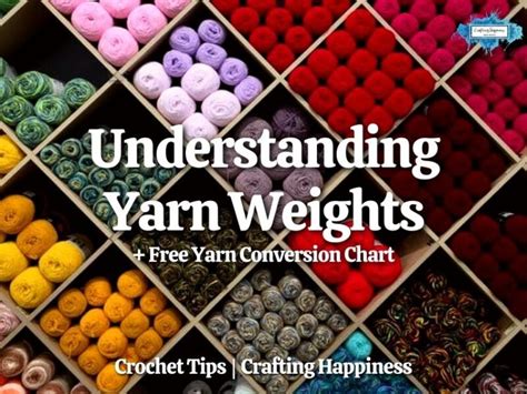 Understanding Yarn Weights + Free Yarn Conversion Chart - Crafting ...