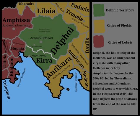 Image result for Delphi Greece Map