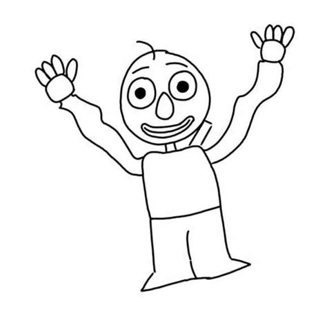 Image result for Baldi Basics Coloring Pages