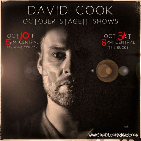 Image result for David Cook Tour