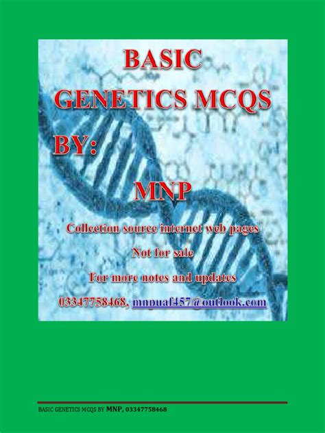 Image result for Genetics Multiple Choice Questions