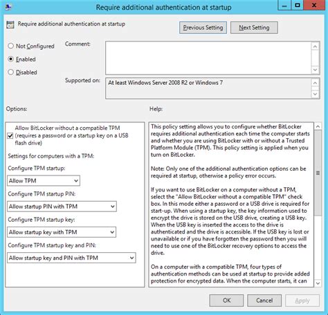 Image result for BitLocker Encryption Policy