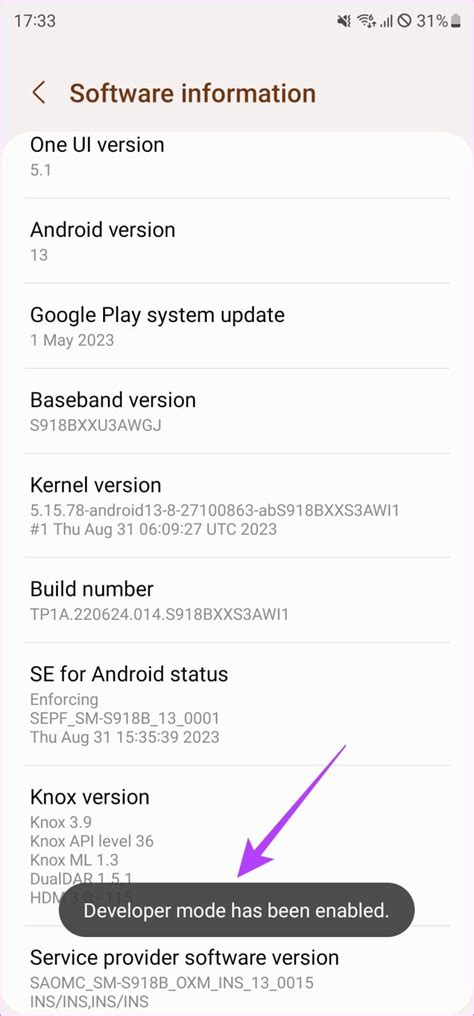 Image result for Android Developer Settings Menu