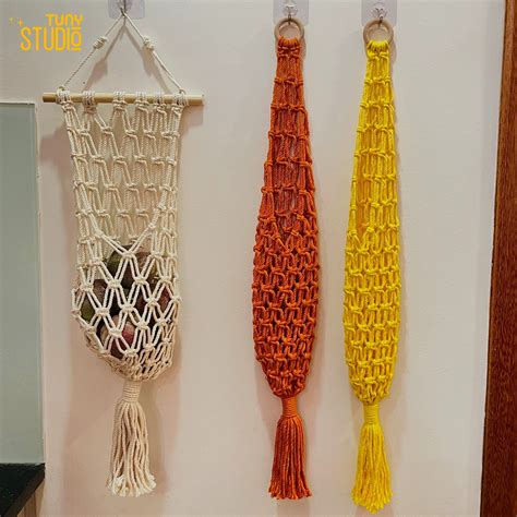 Image result for Potato Storage Macrame Tutorial