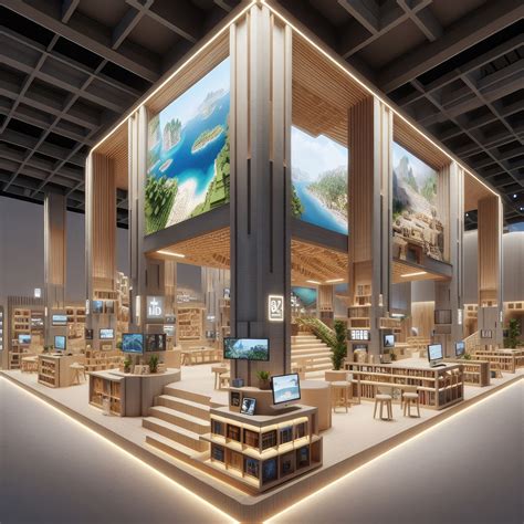 Image result for VidCon Minecraft Booth