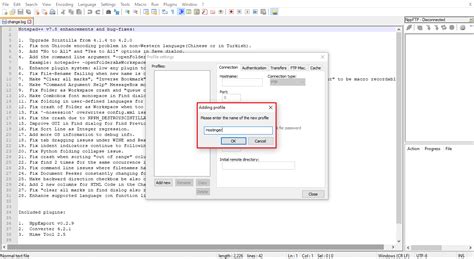 Image result for Notepad++ FTP Connection