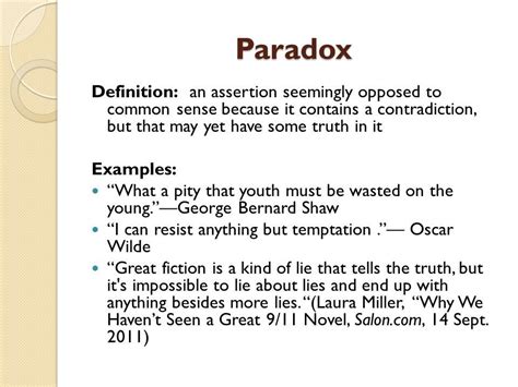 Image result for Paradox Poetry Examples