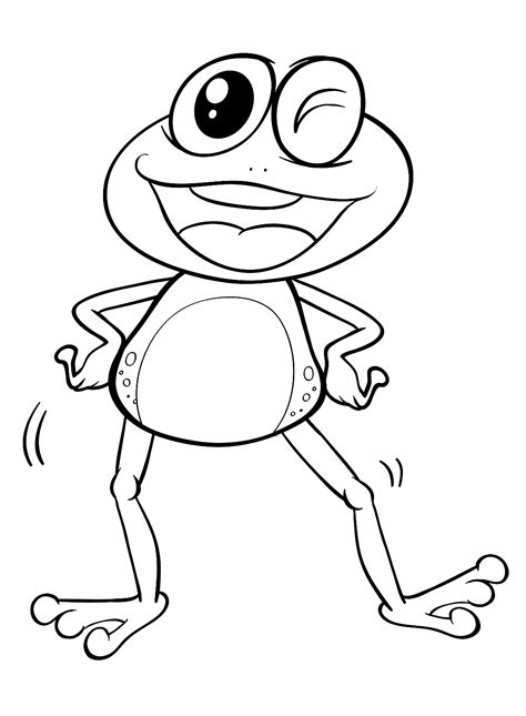 Image result for Cartoon Frog Coloring Pages