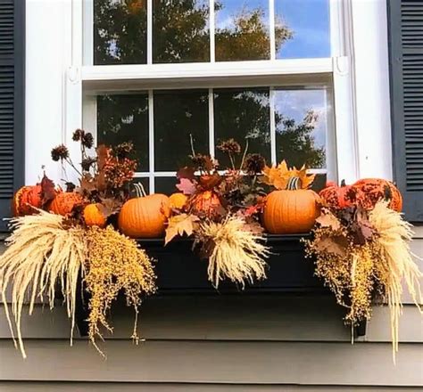 Image result for Fall Window Box Decorating