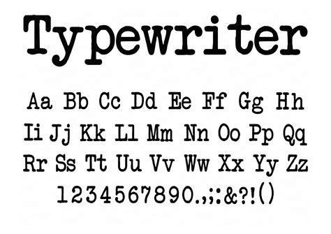 Image result for Typewriter Types