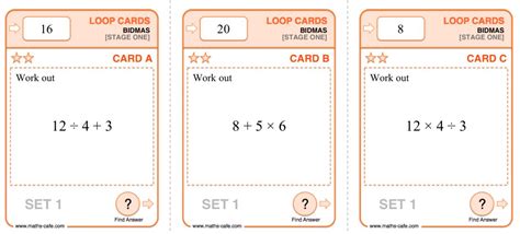 Image result for Loop Card Maths Game