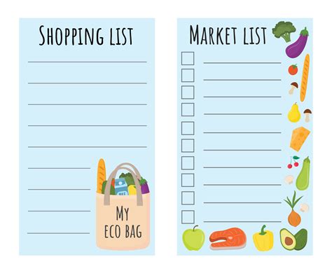 Image result for Shopping List Template Simple Note