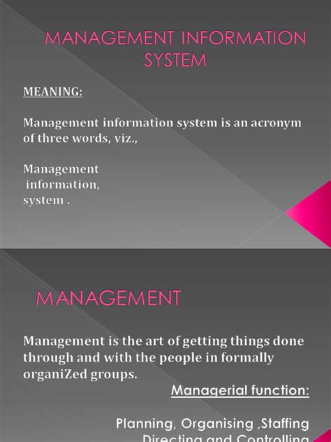 Image result for Management Information System Examples