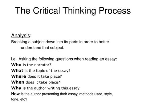 Image result for Critical Thinking Process