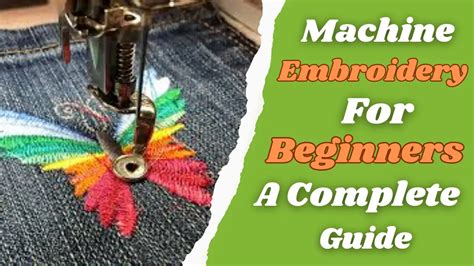Image result for Machine Embroidery Tutorials Beginners