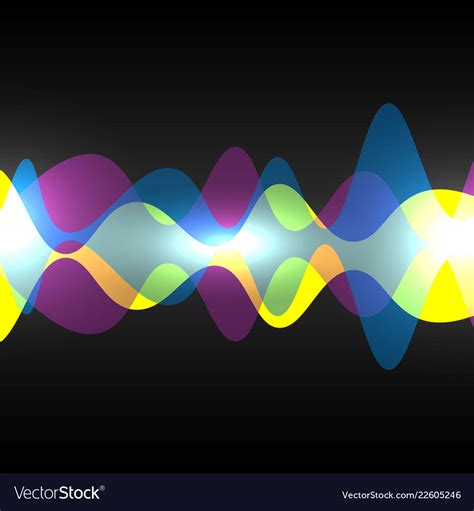 Abstract speaking sound wave Royalty Free Vector Image