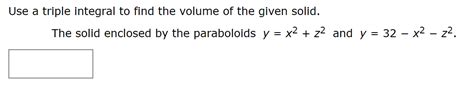 Image result for Finding the Volume of Parabloid Using Triple Integrals