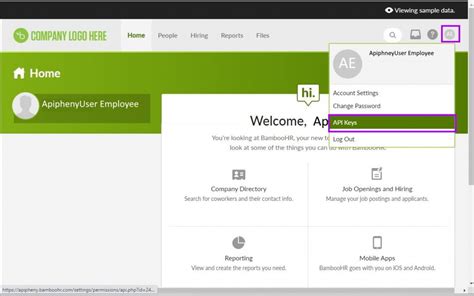 Image result for How to Generate API Key Bamboo