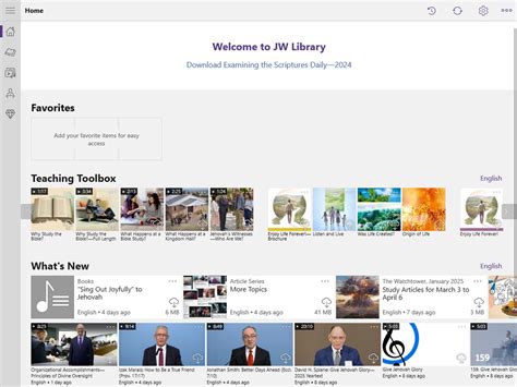 Image result for JW Library Menu Bar