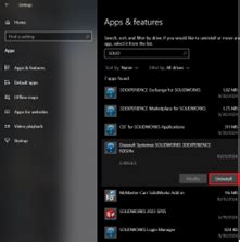 Image result for Uninstall SolidWorks