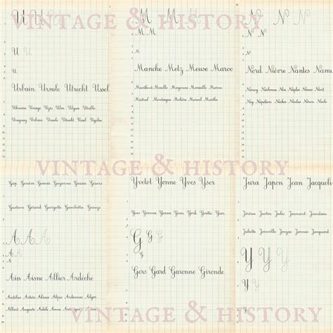 Image result for French Cursive Lettering Card