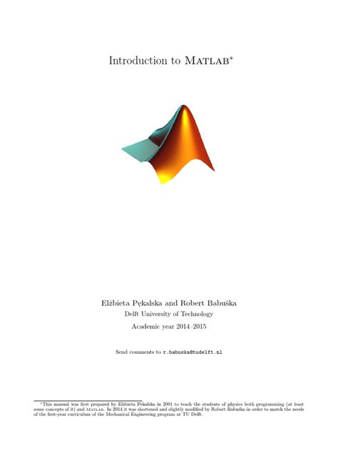 Image result for MATLAB User Guide.pdf