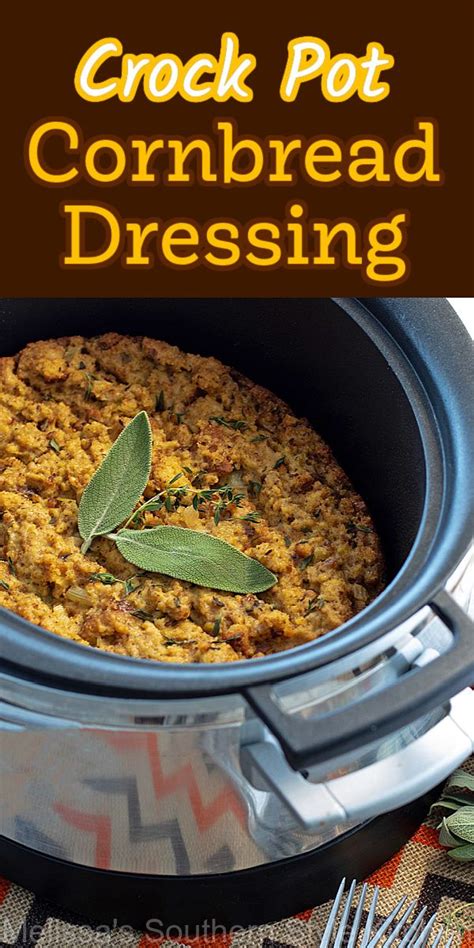 Image result for Slow Cooker Cornbread Dressing
