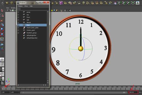 Image result for Clock Maya Tutorial