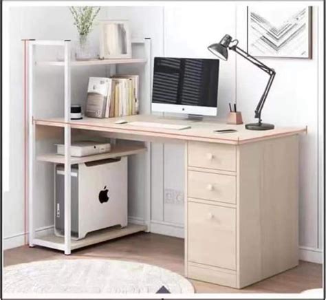 Image result for Simple Computer Table with Drawer