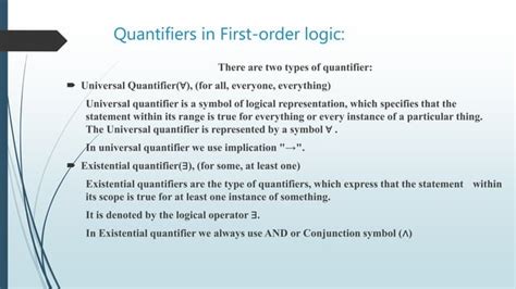Image result for Predicate Logic First Order Predicate Dstl