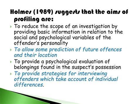 Image result for FBI Method of Profiling