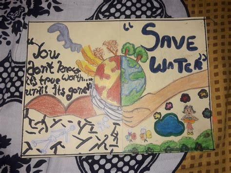 Image result for Save Water Project Drawing