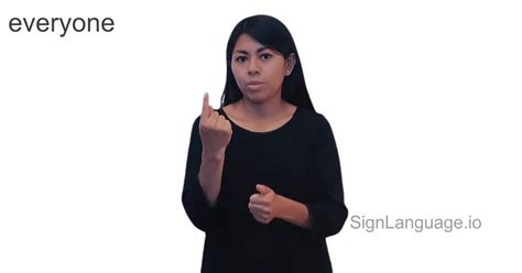 Image result for Everywhere ASL Sign
