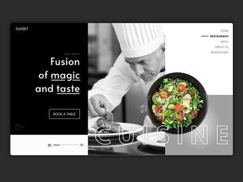 Image result for Chef Website Design