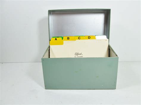 Image result for Card File Box