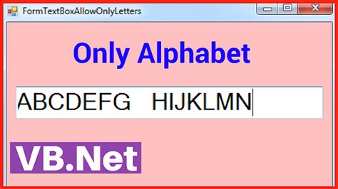 Image result for VB.NET Accept Numbers Only No Text Box
