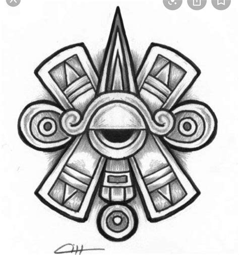 Image result for Aztec Sun Eye Pattern