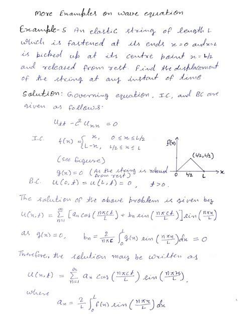Image result for Plot the Wave Equation PDE with Python