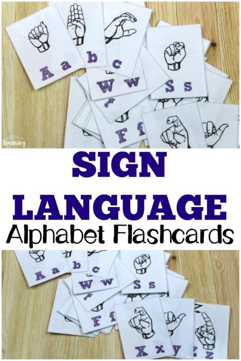 Image result for Free Sign Language Flash Cards