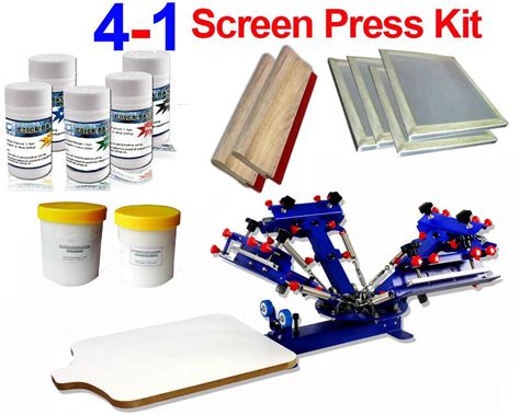 Image result for Semi-Pro 4 Color Screen Printing Kit