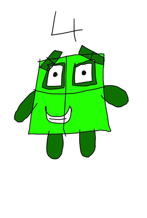 Image result for NumberBlocks Number 4