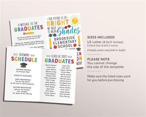 Image result for Pre-K Graduation Party Program Sample