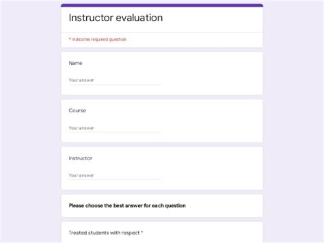 Image result for Class Instructor Evaluation