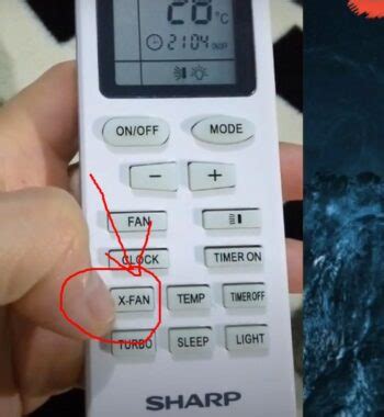 Image result for Timer On Logo On Sharp AC Remote