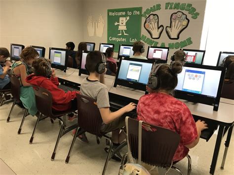 Image result for Image of Elementary Computer Lab