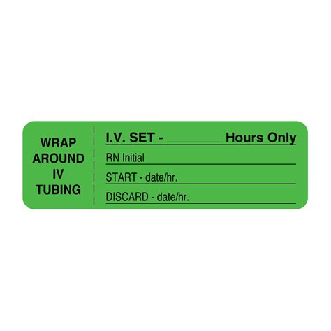 Image result for IV Line Labels