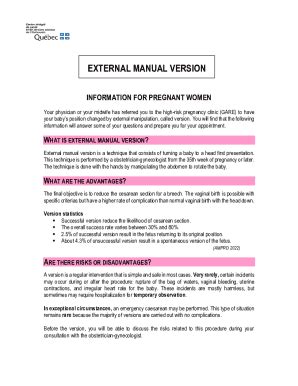 Image result for External Cephalic Version Procedure